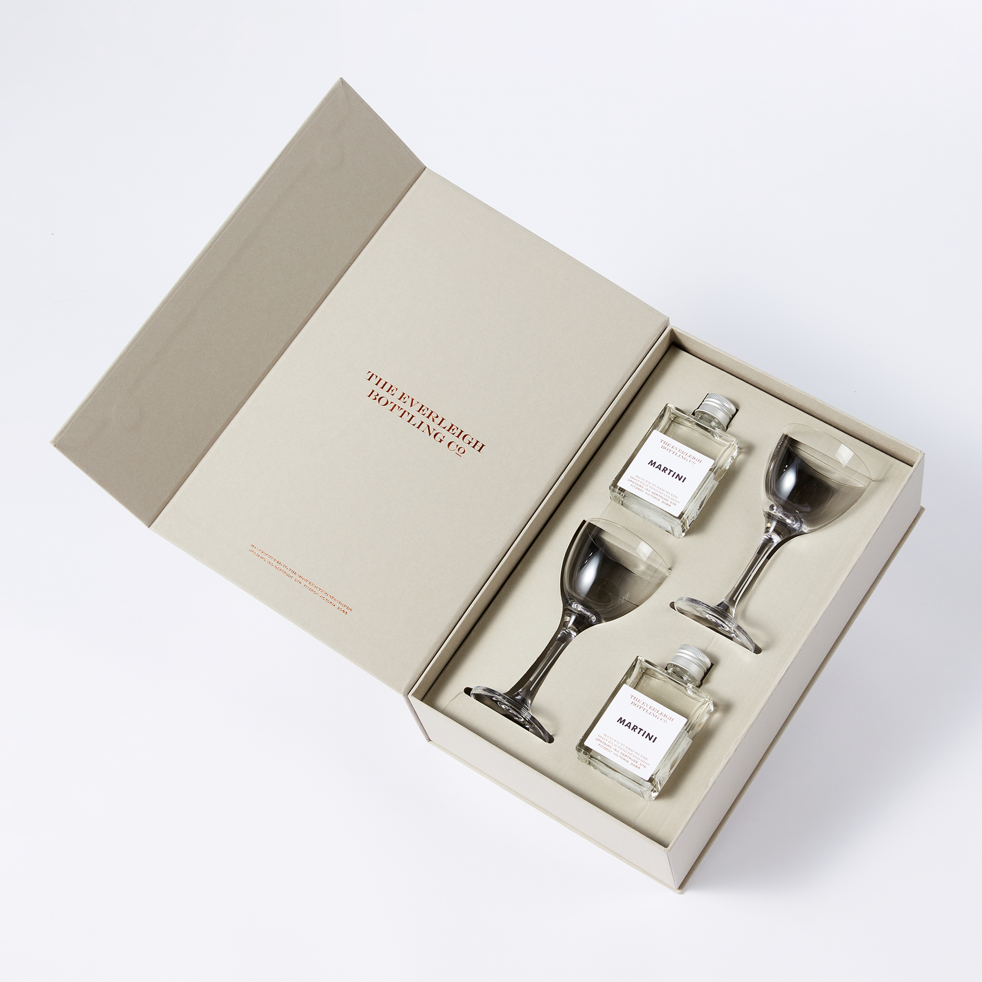 Everleigh Martini + Glasses Set | Kent Street Cellars